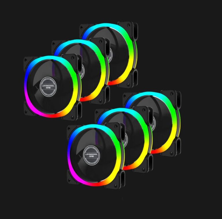 LOVINGCOOL ARGB 6 FAN KIT WITH REMOTE CONTROLLER - Computerzone.lk